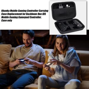 khanka Mobile Gaming Controller Carrying Case Compatible with Backbone One iOS Mobile Gaming Gamepad/Controller, Case only