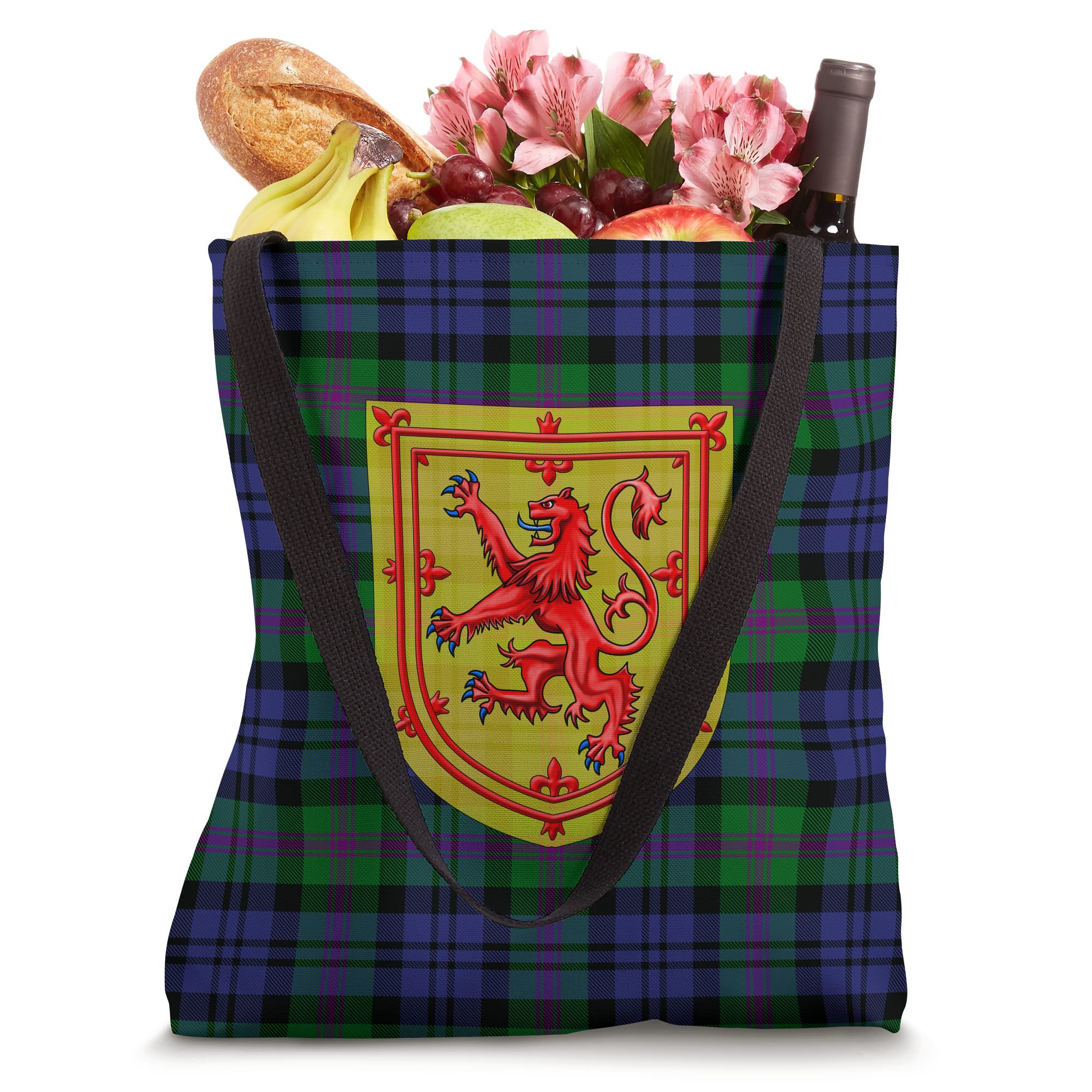 Baird Tartan Scottish Plaid Lion Rampant Tote Bag