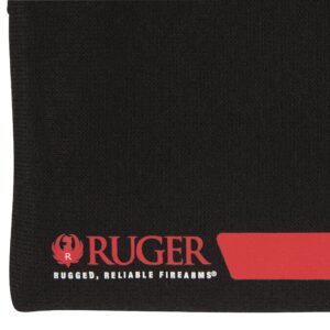 Allen Company Ruger® Lockable Handgun Storage Pouch with writeable ID Label, Full-Size 7" to 9" Handguns, Black