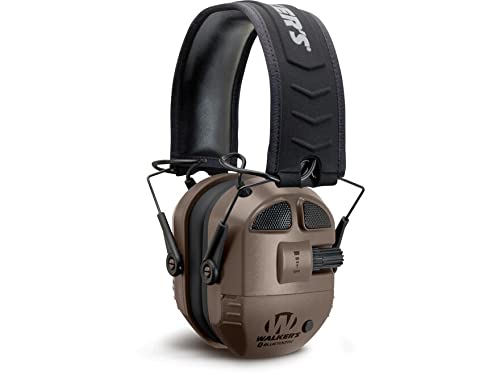 Walker's Ultimate Quad Connect Electronic Earmuffs with Bluetooth (NRR 27dB)...