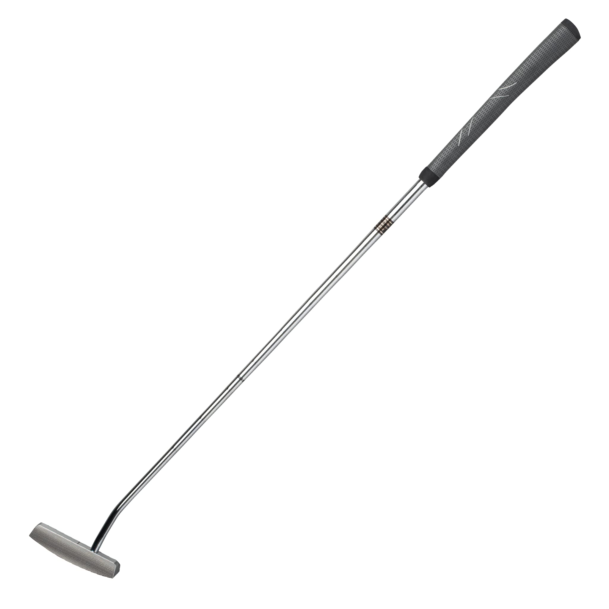 Bell II H-410 Half-Offset CNC Milled Oversize Blade Golf Putter + Tacki-Mac Jumbo Flat Top Grip (Left, 37)