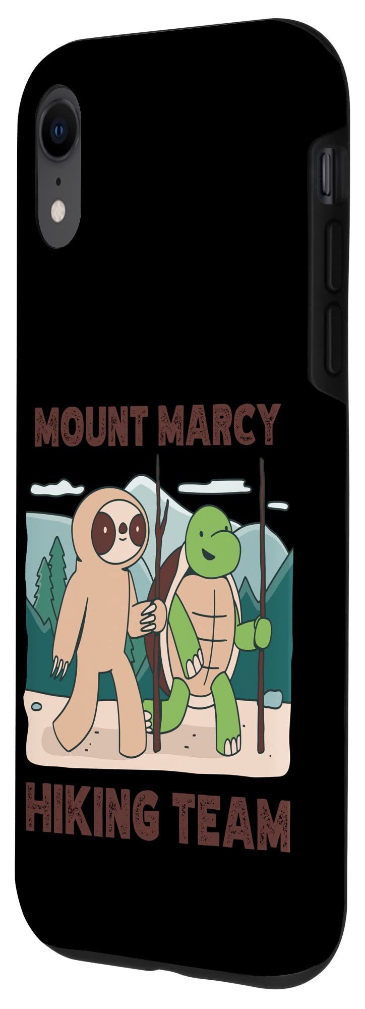 iPhone XR Mount Marcy hiking team climbing expedition Camping sloth Case