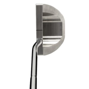 Bell IV H-390 Half-Offset CNC Milled Full-Mallet Golf Putter + Tacki-Mac Black Pistol Standard Grip (Right, 36)