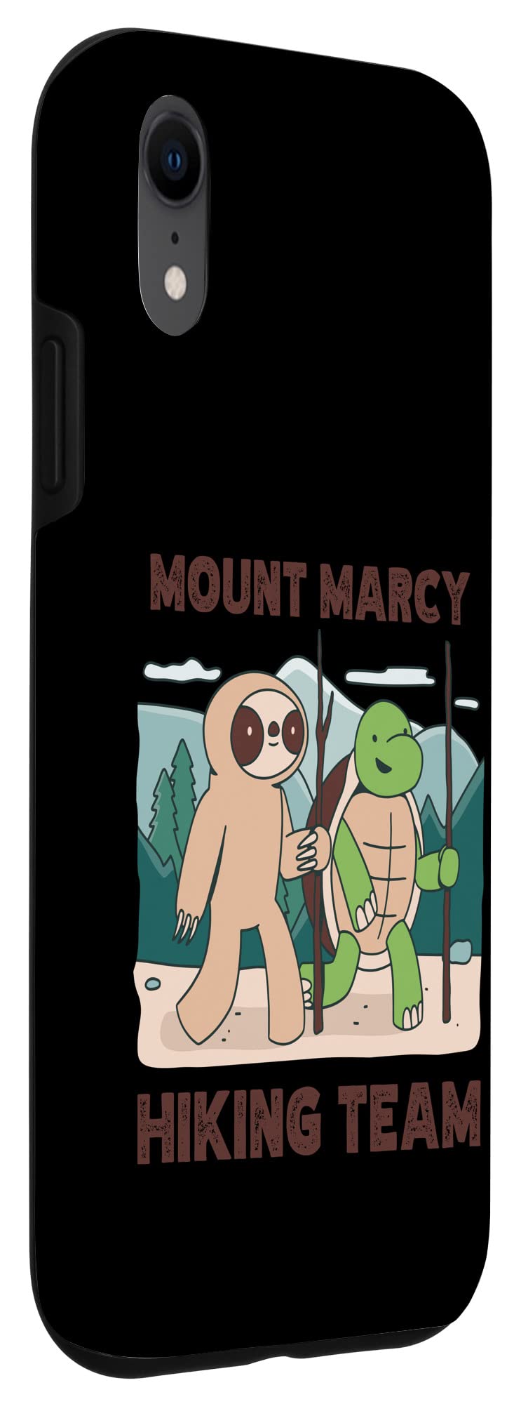 iPhone XR Mount Marcy hiking team climbing expedition Camping sloth Case