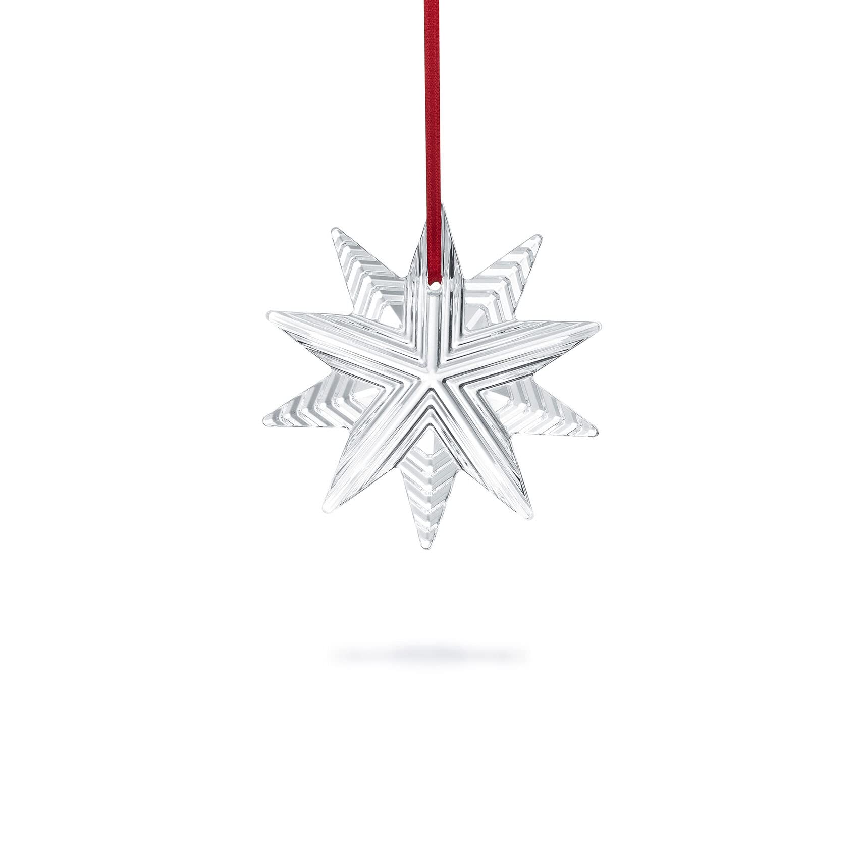 Baccarat Crystal 2021 Christmas Ornament Clear Snowflake, 3 inches (2814619)