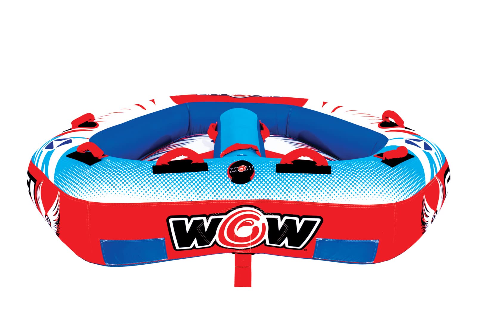 WOW Sports - SCI FI 2 Person Inflatable Towable Tube - Perfect for Kids & Adults - Secure Cockpit Seating