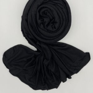 Txmout Hijab Scarfs for Women Premium Jersey Hijab Hijab for Women Muslim Cotton Hijab (Black)