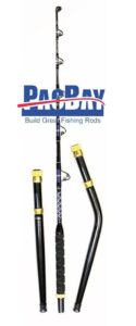 xcaliber marine pro tournament series 6' 30-50 saltwater trolling rod includes bent and straight butt