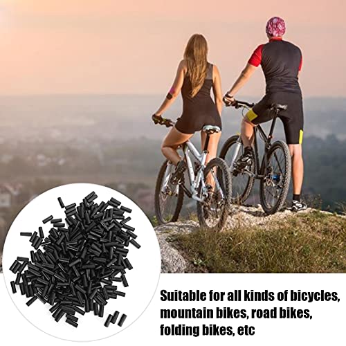 Brake Cable Caps End Tips, Plastic Durable Strong Compression Resistance Bicycle Accessories Easy Installation for Mountain Bikes for Road Bikes