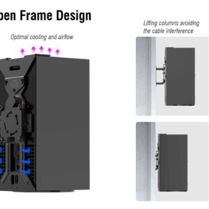 Magnetic Wall Mount for Xbox Series X, Metallic Support Bracket with Gaming Headset Hook, Magnets and Built-in Level Design - Mount XSX Vertical, Horizontal or Under The Desk