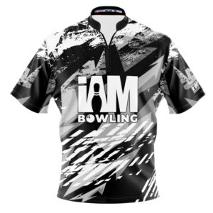 logo infusion dye-sublimated bowling jersey (sash collar) - i am bowling fun design 2020-iab (small) multicolored