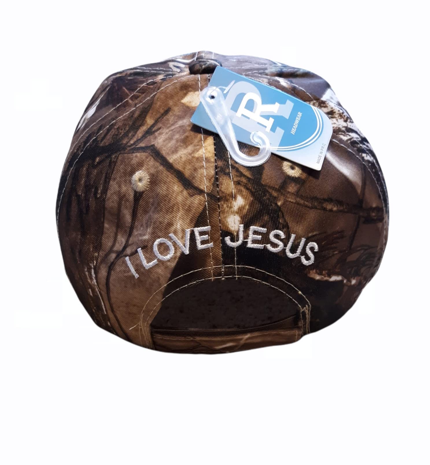 Black Duck Brand 3D Christ King of Kings Embroidered Jesus Christian Ball Cap (Camo)