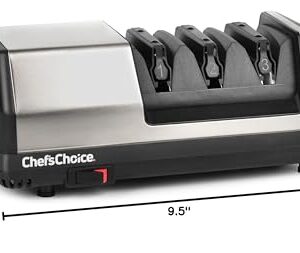 Chef's Choice Model 151 Universal Electric Knife Sharpener, Stainless Steel