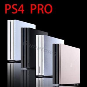 New Replacement Top Upper & Bottom Lower Housing Shell Case Cover Protective Cover for PS4 Pro Console White