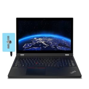 lenovo thinkpad p15 workstation laptop (intel i9-10885h 8-core, 64gb ram, 2tb pcie ssd, quadro t2000, 15.6" full hd (1920x1080), fingerprint, wifi, bluetooth, webcam, win 10 pro) with hub