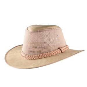 mesh safari hat for men soaker golf sun hats summer wide brim outback cap（natural,l）