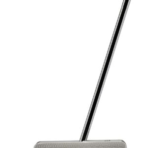 Bell TW-450 Two-Way Jumbo Oversize CNC Milled Face Balance Golf Putter + Winn Dri-Tac Dark Gray Midsize Grip (Ambidextrous, 38)