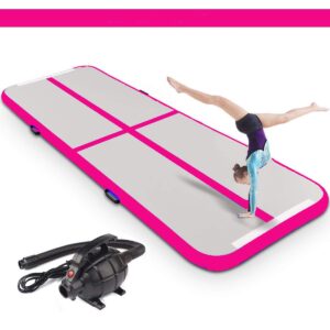 lucear inflatable air gymnastics mat training mats 10ft/13ft/16ft/20ft gymnastics tracks for home use/training