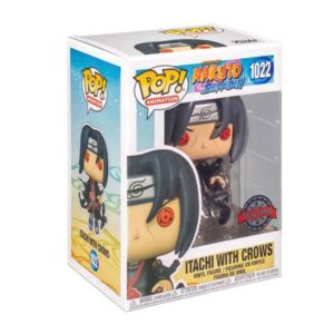 funko pop! animation: naruto shippuden - itachi with crows (exclusive) pop vinyl