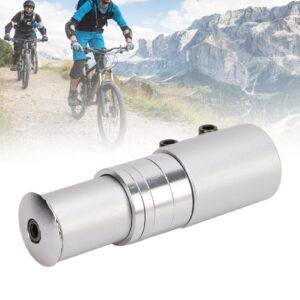 Dilwe Bike Stem Riser Adaptor, Aluminum Alloy Fork Stem Extender Up Adapter Suitable for Outdoor Mountain Road Bikes