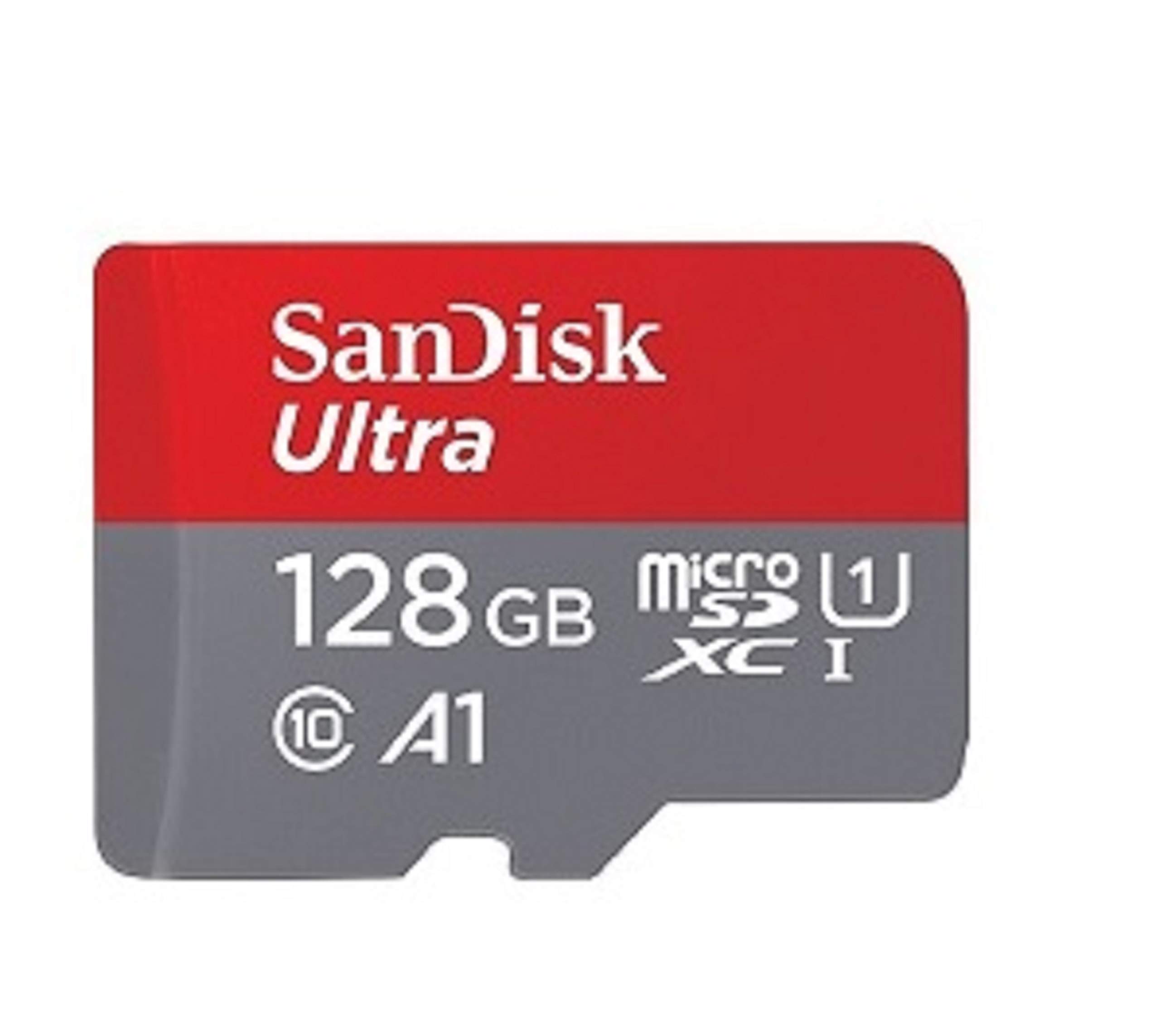 SanDisk 128GB Micro SDXC Ultra Memory Card for Switch OLED Model Nintendo Gaming System (SDSQUA4-128G-GN6MN) Class 10 UHS-1 Bundle with (1) Everything But Stromboli SD & MicroSD Memory Card Reader