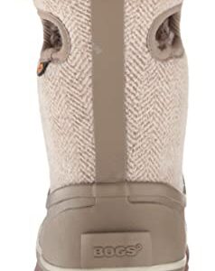 Bogs Womens Arcata Boot Snow, Cozy Cheveron-Taupe, 11