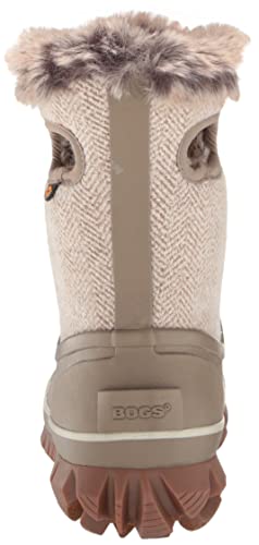 Bogs Womens Arcata Boot Snow, Cozy Cheveron-Taupe, 11