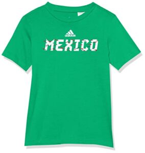 adidas boys' world cup 2022 tee, team green (mexico), small