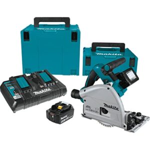 makita xps01pmj 36v (18v x2) lxt brushless cordless 6-1/2" plunge circular saw kit (4.0ah)