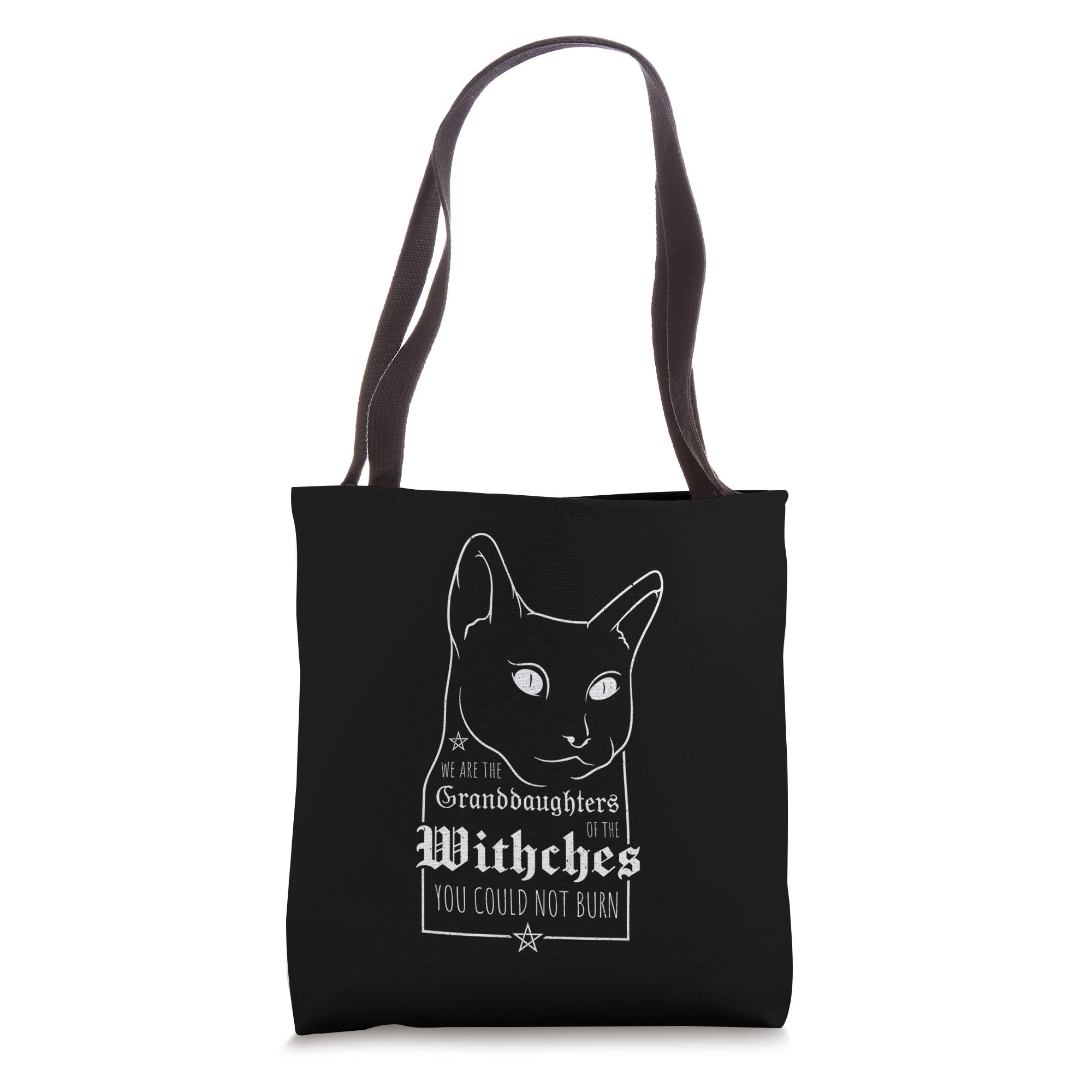 We Are The Granddaughters Of The Witches Mystic Cat Tote Bag