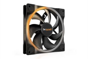 be quiet! light wings 140mm pwm premium low noise argb cooling fan | 4-pin | black | bl074