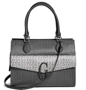 guess factory abra logo satchel