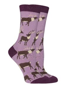 whd elk socks (purple, medium)