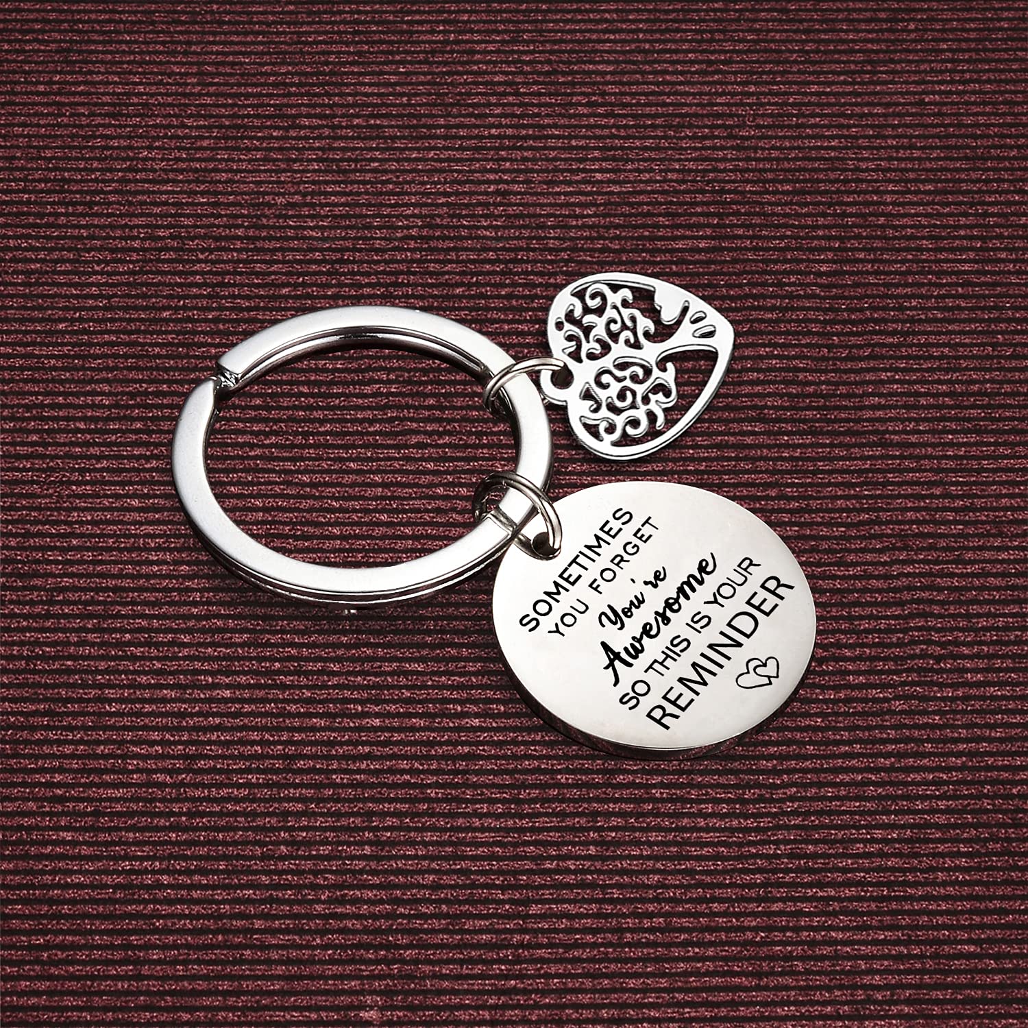 Nfyxcaz Coworker Inspirational Gifts For Women Sometimes You Forget You’re Awesome So This Is Your Reminder Keyring (Sometimes you forget)