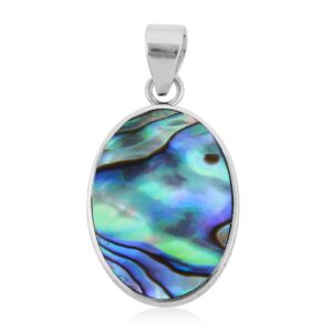 shop lc abalone shell 925 sterling silver pendant jewelry gifts for women birthday gifts