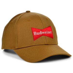 Canvas Adjustable Snapback Hat Brown, One Size