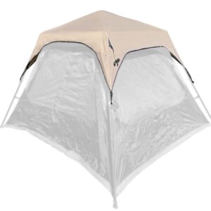 easygo product rain fly accessory - fits coleman 6 person instant tent (10 foot x 9 foot) camping tents – rain fly only - aftermarket brand