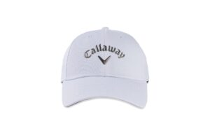 callaway golf women's liquid metal collection headwear (white/gunmetal)