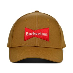 Canvas Adjustable Snapback Hat Brown, One Size