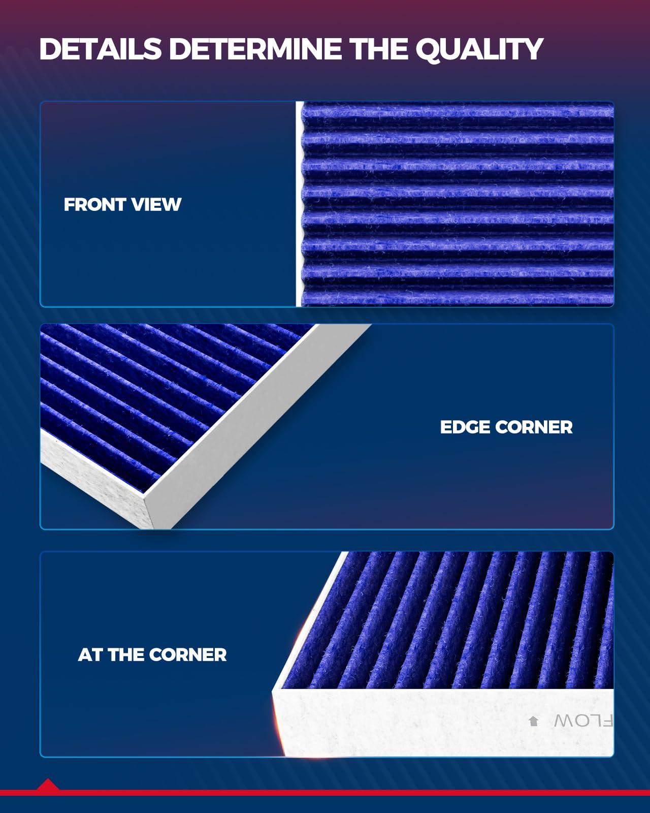 KAX Premium Cabin Air Filter, GCF061 (CF10729) Replace for Avenger, Caliber, Journey, Ram1500 2500 3500, Compass, Patriot, 200, Cabin Filter, Strong Adsorption w/Upgraded Activated Carbon