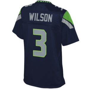 NFL PRO LINE Women's Russell Wilson College Navy Seattle Seahawks Team Player Jersey