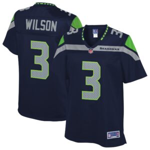 nfl pro line women's russell wilson college navy seattle seahawks team player jersey