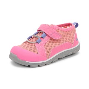 see kai run - anker water-friendly active shoe for little kids, coral/multi, little kid 11