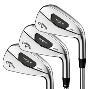 callaway golf rogue st pro iron set (right hand, graphite shaft, regular flex, 5 iron - pw, set of 6 clubs)