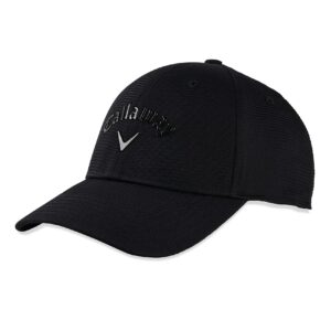 Callaway Unisex Adult Baseball Cap Hat, Black/Black