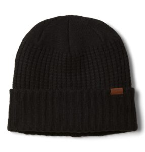 columbia unisex loma vista knit beanie, black, one size