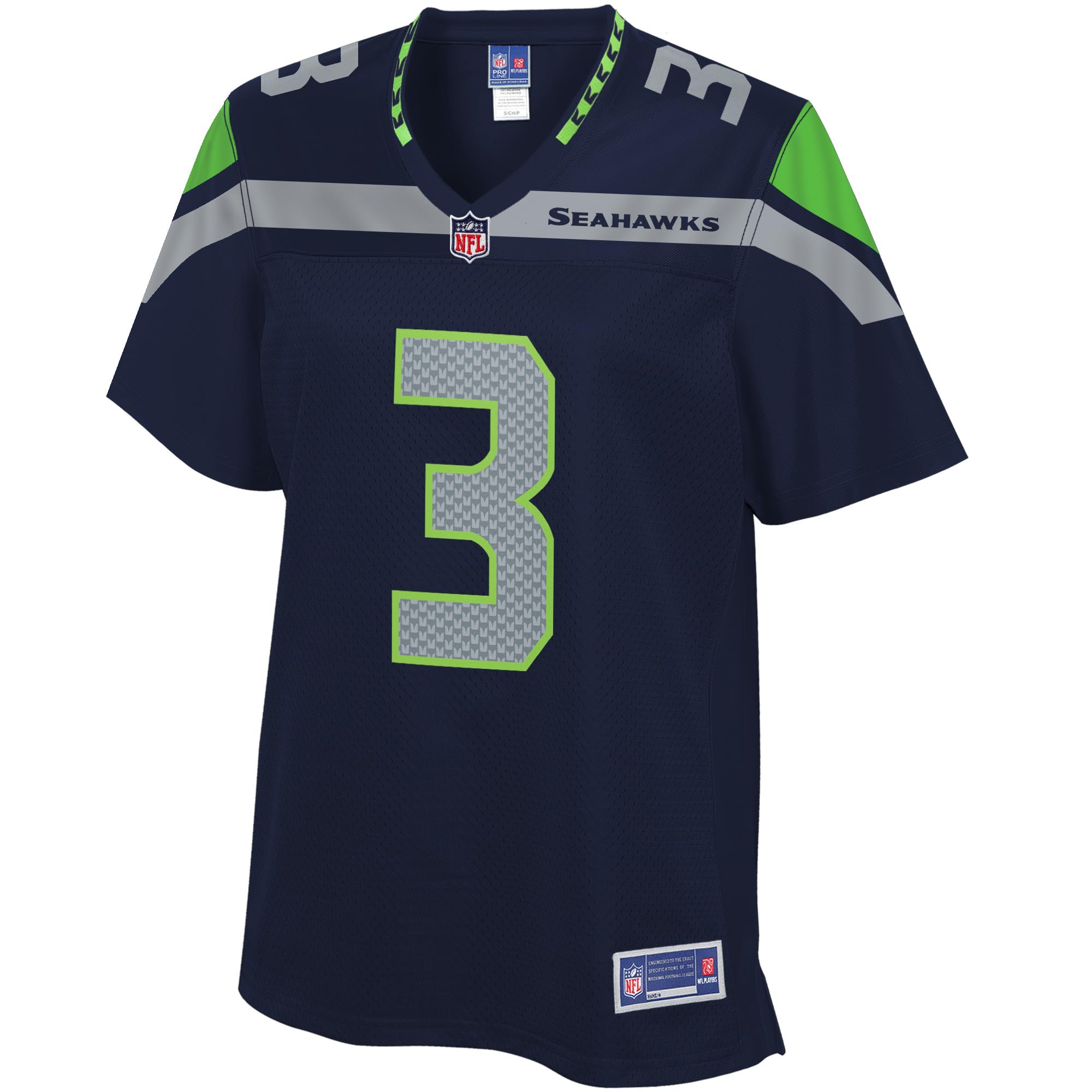 NFL PRO LINE Women's Russell Wilson College Navy Seattle Seahawks Team Player Jersey