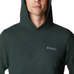 Columbia Men's Pine Peak Waffle Hoodie, Spruce Heather, Medium