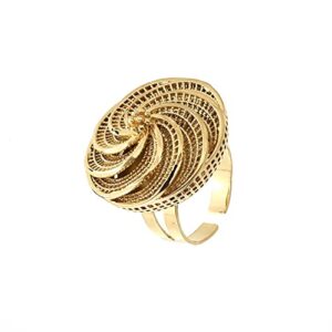 arab dubai israel gold color rings for man women vintage big ladies rings wedding party