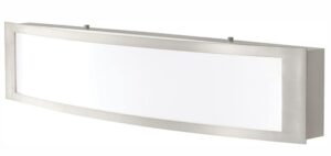 hampton bay lighting woodbury 24.5 in.brushed nickel linear led vanity light bar,iqp1381l-4